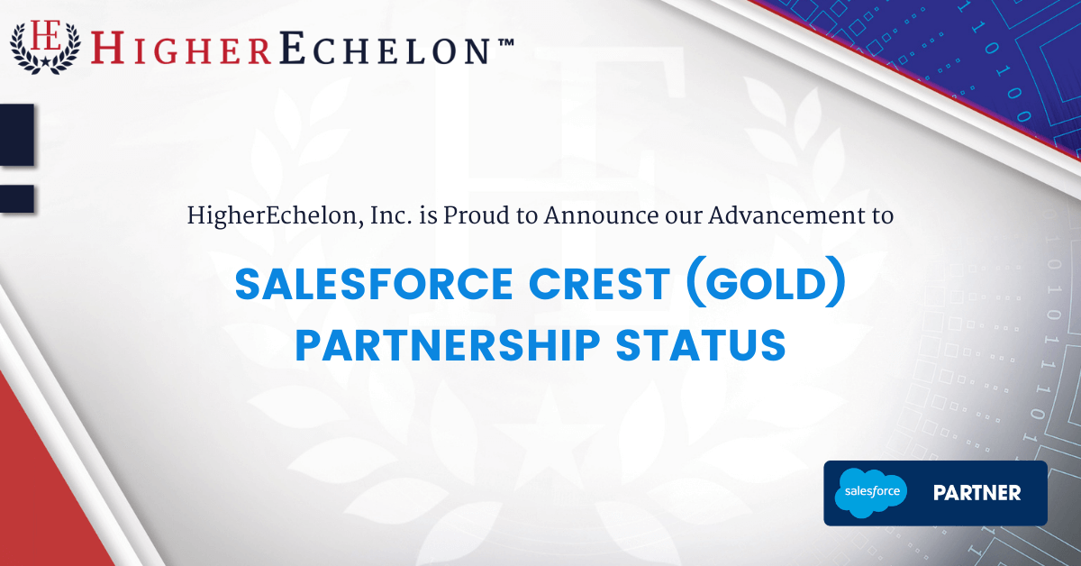 HigherEchelon Achieves Salesforce Crest Partner Status | HigherEchelon HigherEchelon Achieves Salesforce Crest Partner Status | HigherEchelon